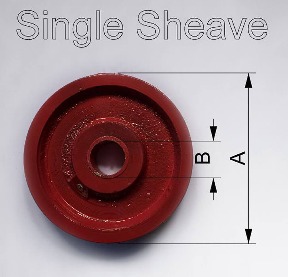Painted Single Sheave (Imported) | Pacific Industrial Supply Co.