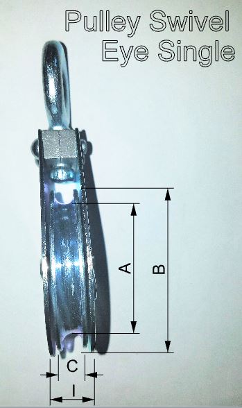Swivel Eye Single Sheave Block/Pulley (Domestic) | Pacific Industrial ...