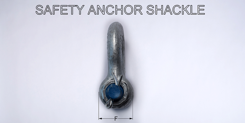 Galvanized Bolt Pin Safety Anchor Shackle | Pacific Industrial Supply Co.