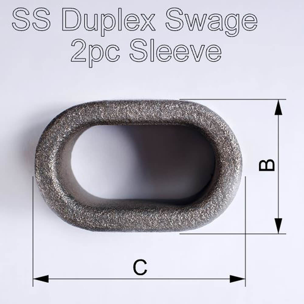 Stainless Steel 2-Piece Duplex Swaging Sleeve (Domestic) | Pacific ...