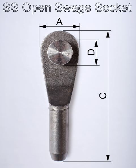 Stainless Steel Open Swage Socket (Domestic) | Pacific Industrial ...